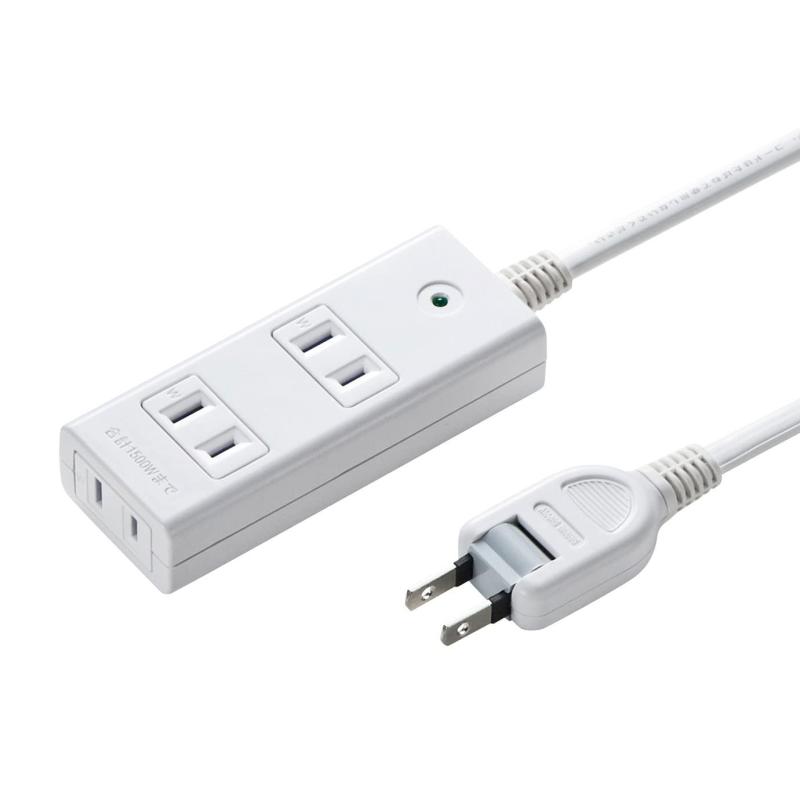 サプライ(Sanwa Supply) 電源タップ 3個口 2P 2m 雷ガード・ホコリ防止シャッター・裏面マグネット付き 配線しやすいスイングプラグ ホワイト T-SP2113MG-2WN雷ガードを内蔵しており、接続機器を雷から守ります。雷...