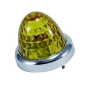 ジェットイノウエ(JET) トラック用品 バスマーカーランプ G-1型プラスチックレンズ イエロー 1個入 632352 632352単品 G-1プラマーカーランプ メッキリング イエロー