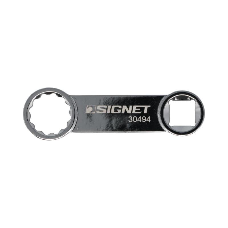 SIGNET シグネット 3/8DR 14MM トルクアダプター 全長70mm 30494差込角(SQ)：3/8、サイズ(mm)：14、全長(L；mm)：70材質：クロームバナジウム鋼12角側幅(C；mm)：20.5、12角側厚み(C1；m...