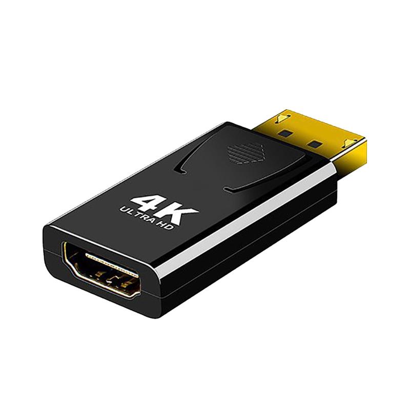 DisplayPort to HDMI 変換アダプタ 4K@30Hz, DP-HDMI変換アダプター4K 金メッキコ ネクタ DP（ オス） to HDMI (メス）アダプタ4K 30Hz高性能チップ4K 30Hz高性能チップを採用すること...