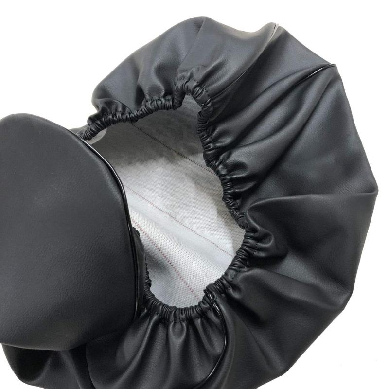 (RIS)クリス ホンダ DIO110 JF31 専用設計 シートカバー 被せる 強力ゴムタイプ 日本製(厚手生地)生地色：黒色/パイピング色:黒被せるタイプ RIS-HCR1228-C10・MADE IN JANクリスパーツシートカバーは...