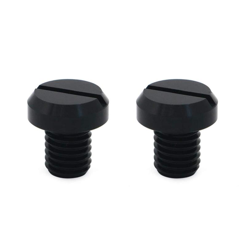 Alpha Rider M10 x 1.25 （2個入り） ミラーホールカバーキャップ ボルト バイクミラー ミラーホールカバー ネジ アプリリア W ドゥカティ ホンダ カワサキ スズキ ヤマハ 等に適用 原付 オートバ材質：C工芸の高品...