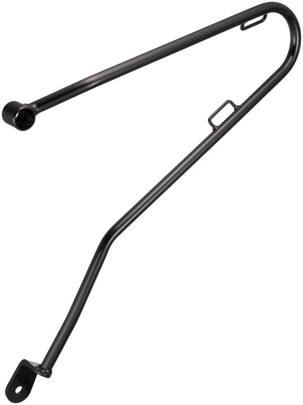 キジマ(Kijima) バイクパーツ サイドバッグサポート スチール製 ボンネビルT100/T120 ストリートツイン('16-) 左側用 ブラック R-08006サイドバッグ装着時の必需品です。タイヤへの巻き込みリスクを軽減し、安全・安心...