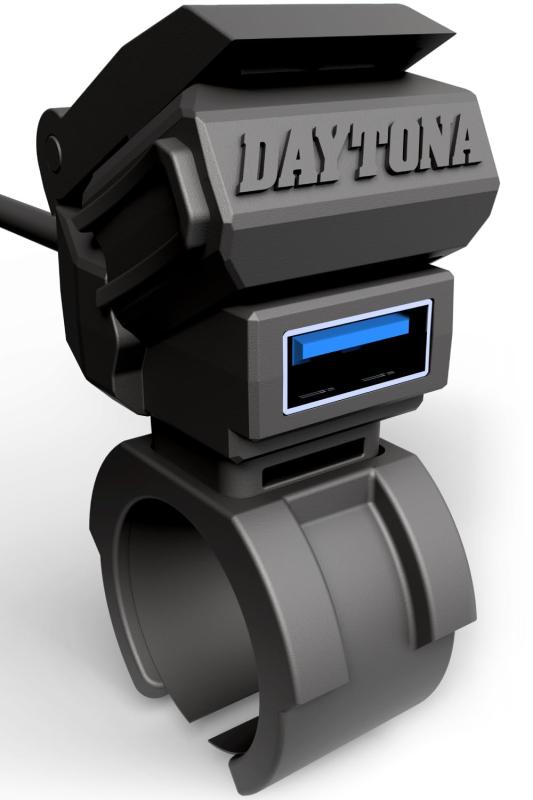 デイトナ(Daya) バイク USB電源 防水 USB-A QC3.0対応 急速充電 30W iPhone/Android対応 USB 1ポート 41545バイク専用電源USB Type-A急速充電対応/充電規格QC3.0/最大30Wグロー...