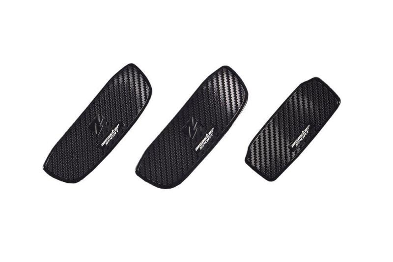 MONSTER SPORT ドアハンドルプロテクター ジムニー[JB64W] / ジムニーシエラ[JB74W] 3枚組 キズ防止 ドアハンドル保護 日本製 ブラック 792500-5500M適合車種1スズキ ジムニー / 型式：JB64W ...