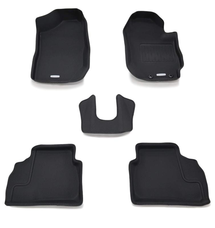 フロアマット 立体タイプ 1台分セット ジムニー/ジムニーシエラ 車 JB64W / JB74W 30(2018)/7~ NEWラバータイプ ブラック ES-6016 5EESB6016K1列目2列目セット防水・耐汚れ縁部分が壁のように高く...