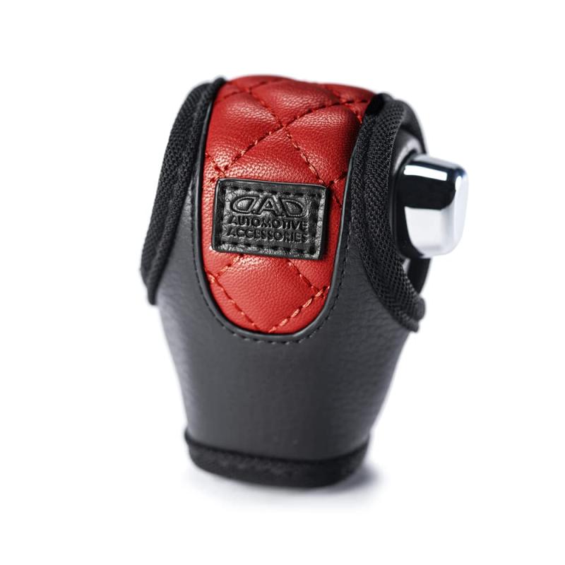 DAD ギャルソン D.A.D レザーシフトノブカバー キルティングレッド汎用タイプAT車用D.A.D レザーシフトノブカバー タイプ キルティング レッド 汎用タイプAT車用 純正シフトノブをかんたんドレスアップ 軽自動車のインパネシフト...