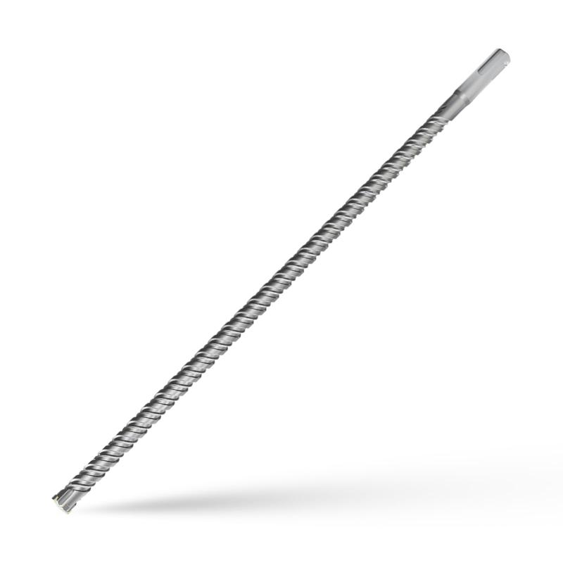 コンクリートドリル クロスヘッドデザイン プロ用超硬(SDSプラスシャンク) ドリルビット，石材、コンクリート、自然石、レンガ壁への穴あけに最適（10*460mm）精密位置決めクロスヘッド設計四刃または十字刃を使用することにより、はるかに高...