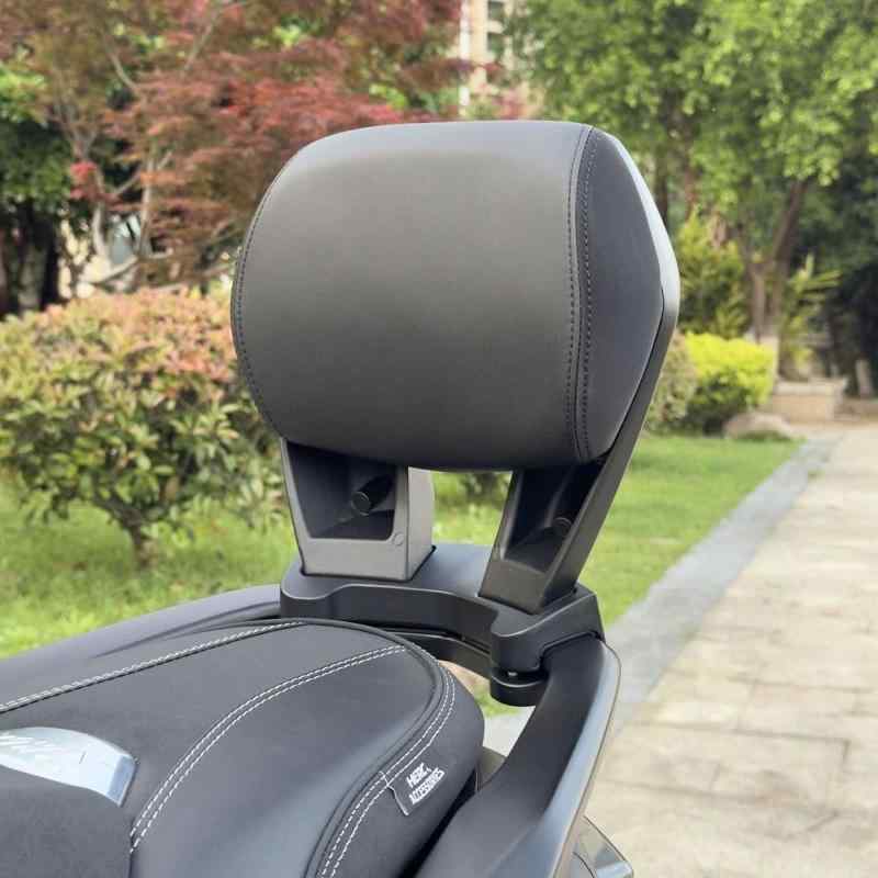 Kemy'sタンデムバックレスト NMAX125 NMAX155 2025 2026新車種 V3改良された防水PUリアバックレスト バイク用背もたれクッション防水保護: 防水素材の使用により、乗客は雨や滑りやすい状況でも体や持ち物を乾いた状...