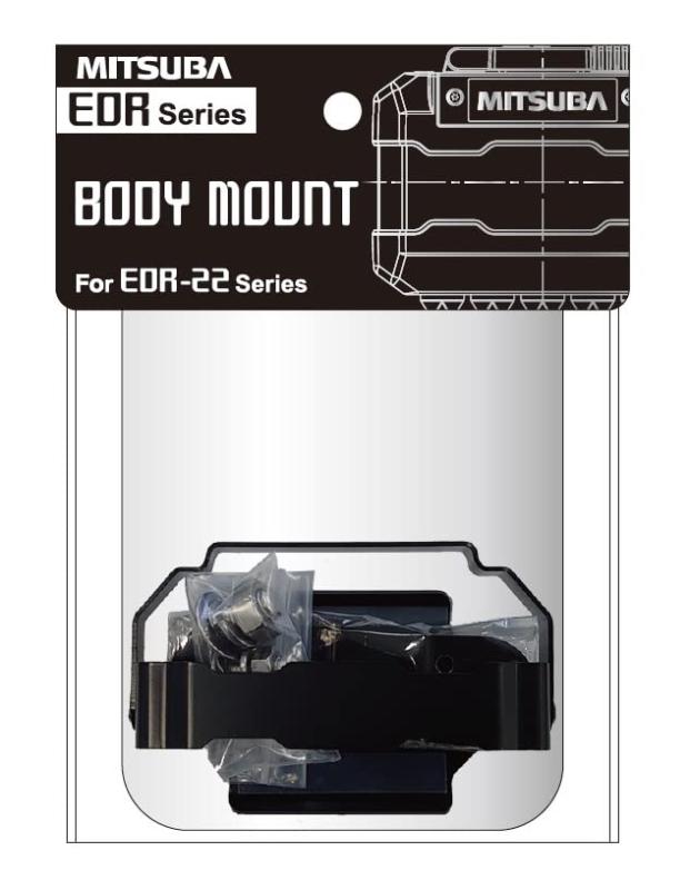MITSUBA(ミツバサンコーワ) EDR-22シリーズ用 ボディマウント ドライブレコーダー用外部マウント 日本製 EDR-P14EDR-22G/22専用ボディマウント