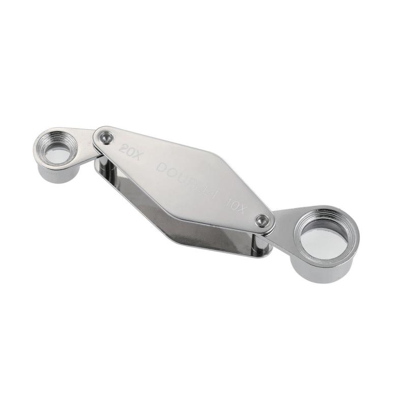 新潟精機 BeAUS メタルルーペ 10・15倍 No.7020-W入数:1個材質/仕上:レンズ:硝子、ケース:銅、亜鉛