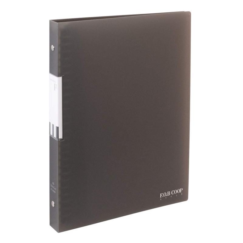 キョクトウ バインダー FOBOP 26穴 B5 グレー LN41TKサイズB5（222×249×27mm）穴数26穴リーフ収納目安140枚仕様 各表紙裏収納ポケット付き重量260g