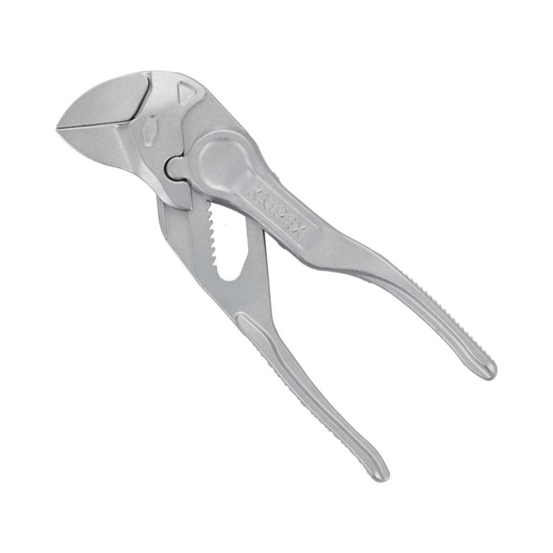 KNIPEX クニペックス 手のひらサイズ プライヤーレンチXS Pliers Wrench XS 8604-100BK全長:100(mm) 質量:70(g)　調整段数:10ヘッド仕上げ:クロムメッキ　ハンドル仕様:エンボスメッキ　つかみ面...