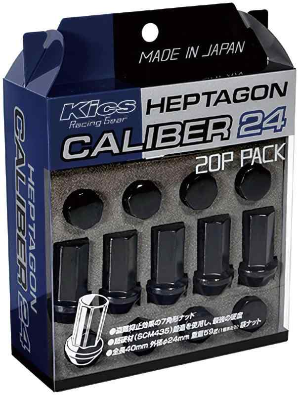 協永産業 HEPTAGOALIBER 24 M12×P1.5 個数:20P ブラック HPC01Kブランド:HEPTAGOALIBER 24サイズ:M12×P1.5入数:20個カラー:ブラック