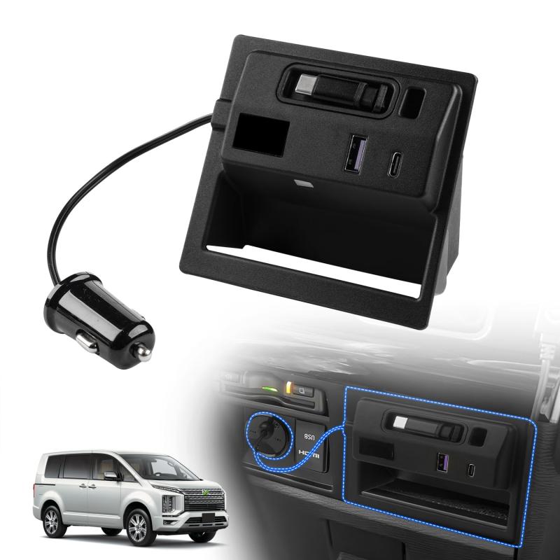 ACE LIGING 新型 デリカD5 増設電源ユニット シガーソケット