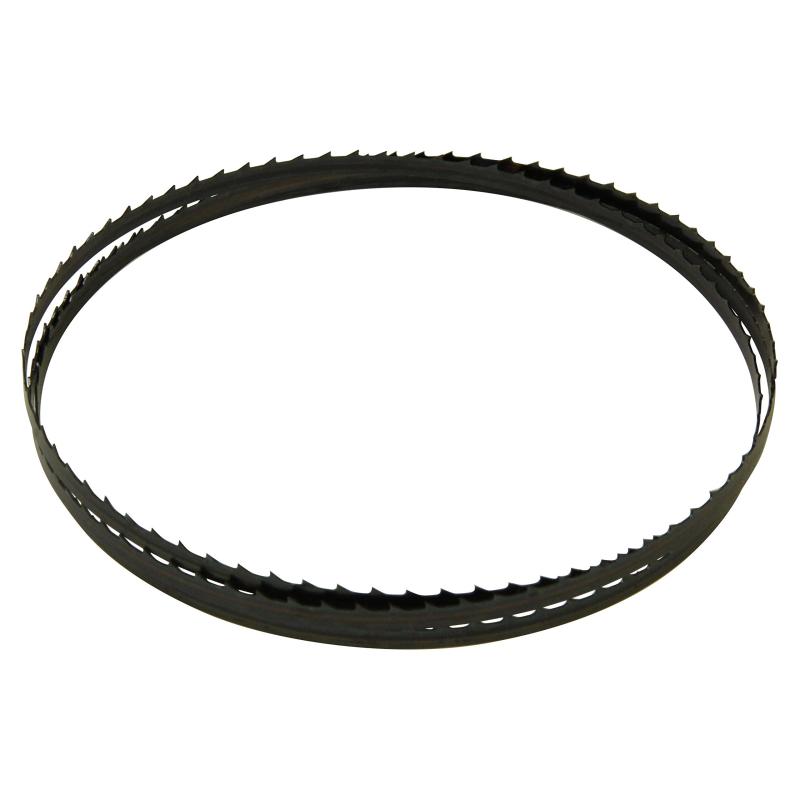 バンドソー替刃 木工厚物用 1本入 SWB-250/SWB-200N用 4山 BSB-3W用途:SWB-200N用替刃特徴:厚板の切断、堅い木の切断、円・曲線の切断に適しているサイズ:刃幅6.35mm×周長1430mm×刃厚0.5mm刃数:...