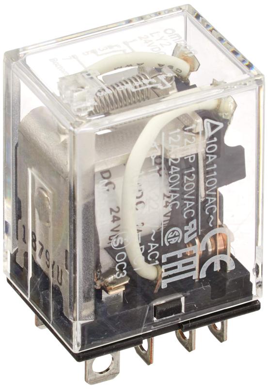 オムロン(OMRON) バイパワーリレー LYタイプ LY2DC24入数:1個局数:2定格電圧:DC24Vオムロン形式:LY2DC24パワー開閉の小形汎用リレー