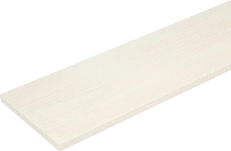 ウッドワン 棚板 ニュージーパイン無垢材 ホワイト色 糸面 [長さ750x奥行250x厚み18mm] R0750H-C1I-WH棚板奥行 250mm:カゴやタオル置きにちょうどいいサイズ。糸面:スッキリと角を落としたベーシックな形状。仕様:...