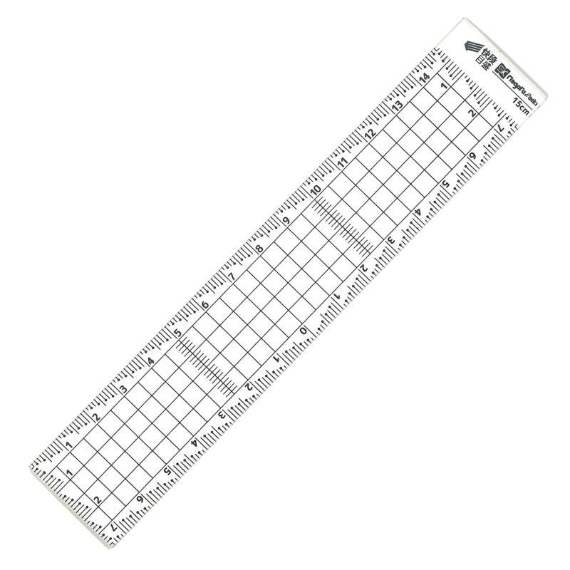 新潟精機(igataseiki) SK 日本製 アクリル方眼定規 快段目盛 15cm AGS-15KD原産国:日本測定範囲(mm):0-150寸法精度(mm):±0.5以内目盛の種類:上下段cm目目盛のピッチ(mm):上下段1