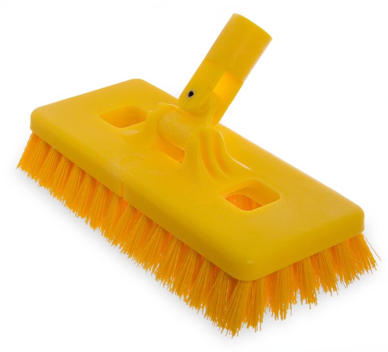 カーライル フロア-ブラシ 40430 イエロー(ハンドル別売)/62-6612-05メーカー品番:40430幅×奥行×高さ(mm):220×90×75材質:ハードポリエステル毛耐熱温度:105℃入数:1個入コード番号:6-1227-0101
