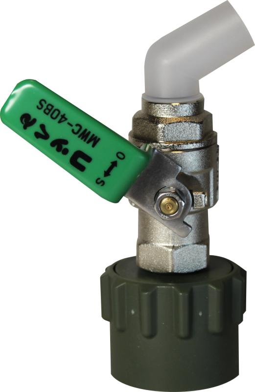 ミヤサカ工業 コッくんBタイプ レバー緑 M40BSG●誰でも簡単にワンタッチ脱着できます。●油こぼれなくスムーズな給油ができます。●可動エルボ付で、レバー閉栓後の付着油の液ダレが。●コックレバーの色分けで油の種類分けができます。●バルブは...