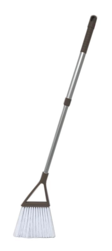 日本クリンテック(hon Clean tech) スキマもすっきり掃ける ほうき 伸縮柄 取り外し可能 コンパクト 玄関 靴箱 屋内外スキマもササっと掃けるスリムデザインのほうきです。サイズ:幅13X奥行2X長さ55〜75cm素材・材質:穂...