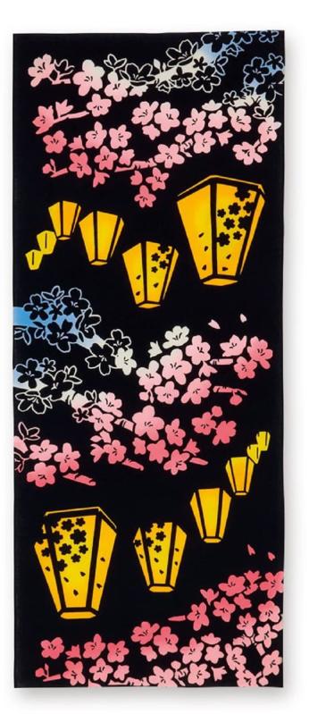 宮本 kenema 注染手ぬぐい 夜桜提灯 50177 約35×90cm本体サイズ:約35×90cm本体重量:約40g素材・材質:綿100％原産国:日本柄:夜桜提灯