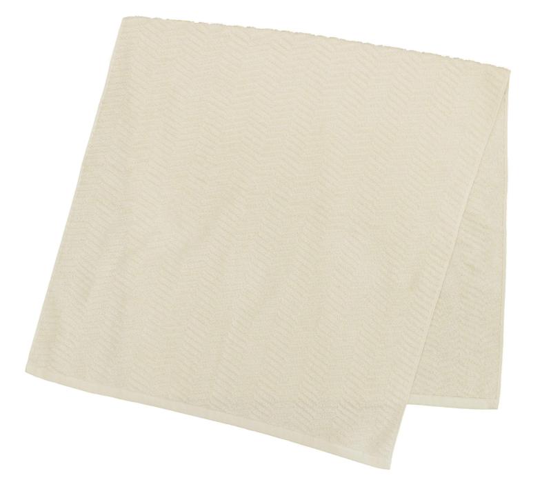 丸眞 今治 無漂白ジャガード バスタオル TOWEL