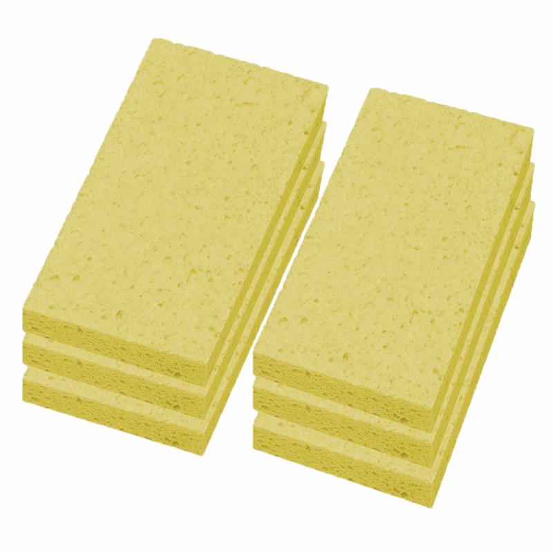 セルロース キッチンスポンジ 日本製 吸収 速乾 台所 食器洗いサイズ：約7×11.5×1.5cm 重量：約25g、 素材：セルローススポンジ（天然繊維素材100％)、 生産国：日本、 耐熱温度：120度、 セット：6個セット