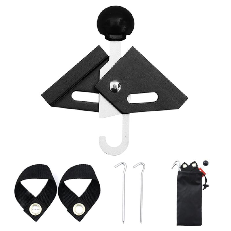 二又化パーツ 二股化パーツ ワンポールテント アルミ合金 二又化 角度調整可能 二股ポール固定用 キャンプ テント タープ ポール 軽量 フタマタ ふたまた ステーク 固定ベルト付 収納✅快適に- ワンポールテント中心にあるポールは邪魔にな...