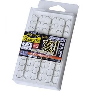 がまかつ(Gamakatsu) バリューパック T1 刻 トキ ナノスムースコート 3本 錨 A141 7-1.針(号):7ハリス(号):1