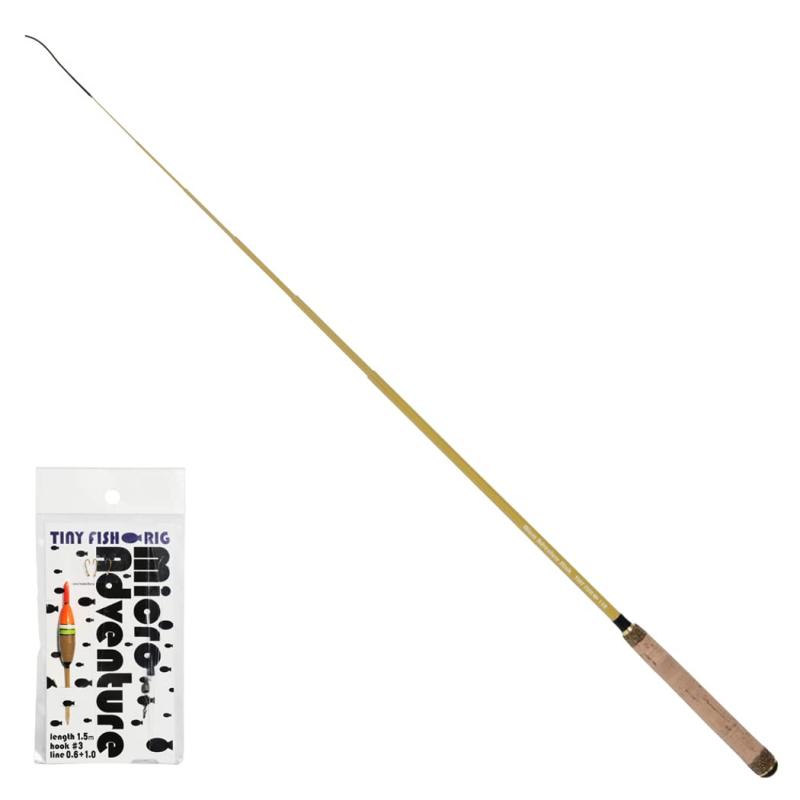 Micro Advente Stick (マイクロアドベンチャースティック) FISH + RIG 150 SAND (サンド)Color :SANDLength :150cmClosed dimensions :42cmSection :...
