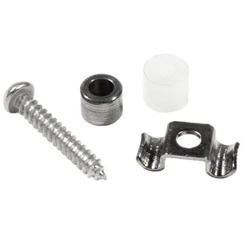 パーツ Pe Vintage String Tree Kit, ckel本格的なヴィンテージスタイルのニッケルメッキ・ストリングツリーキット簡潔明瞭な構造に刷新ストリングガイド、取り付け用ネジ、60年代のスペーサーと50年代のヴィンテージマ...