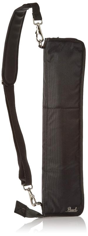 Pearl スティックバッグ ブラック PSC-STBS #B約5組のスティックを収納できるコンパクトなスティックバッグ。サイズ:長さ/幅46×10cm、厚さ0.8cm付属品:ショルダーストラップ(外側)、フック式ストラップ(内側)、ミニポ...