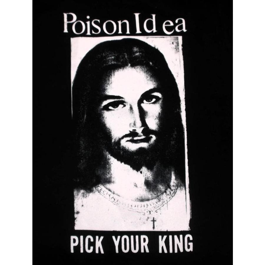 POISON IDEA PICK YOUR KING (BLACK) 正規品1980年にオレゴン州ポートランドで結成,ジェリー・A（ヴォーカル）とトム・ロバーツ（ギタリスト）の巨体から「世界で一番体重が重いバンド」「"キングス・オブ・パンク...