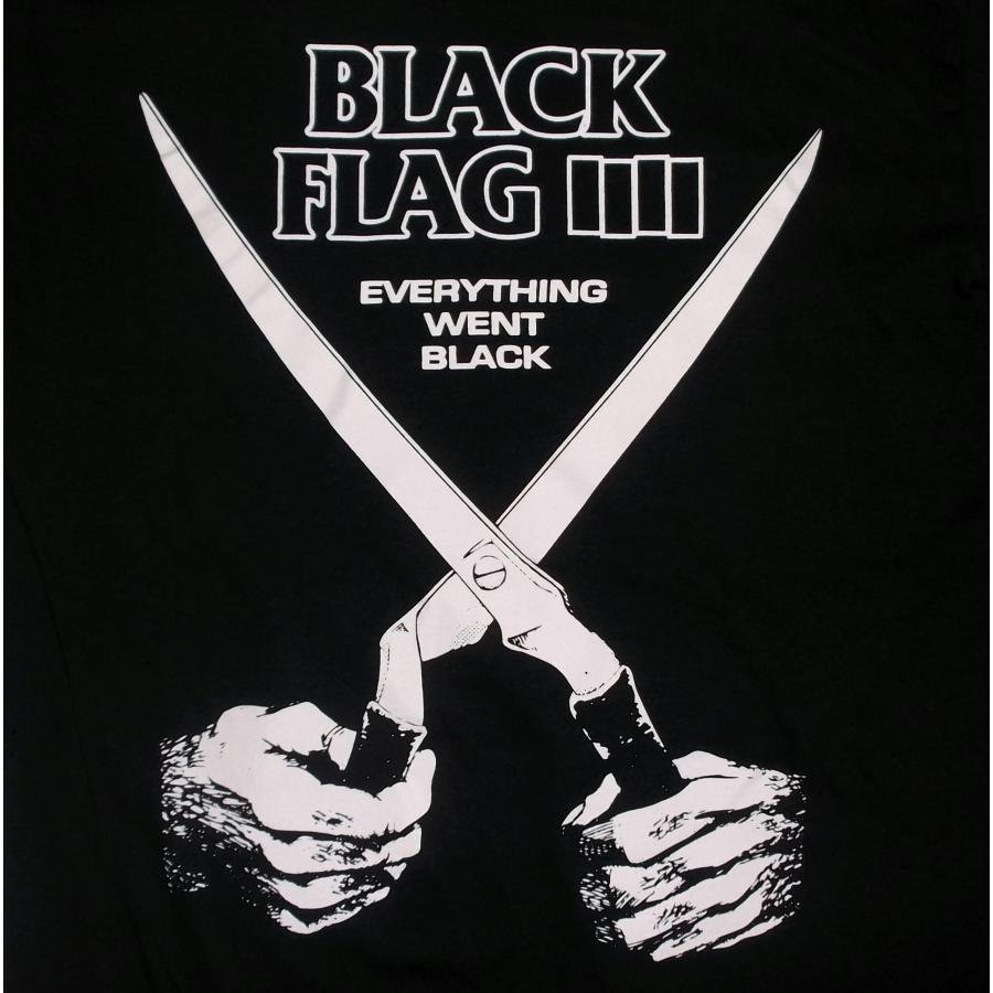 BLACK FLAG: EVERYTHING WENT BLACK MENS TEE 正規品1976年に結成、西海岸ハードコアの代名詞ともいえる、ブラック・フラッグのTシャツ「EVERYTHING WENT BLACK 」です!ヘンリー・ロ...