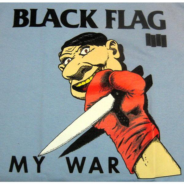 BLACK FLAG: MY WAR SAX MENS TEE 正規品1976年に結成、西海岸ハードコアの代名詞ともいえる、ブラック・フラッグのTシャツ「My War」です!ヘンリー・ロリンズも在籍していたブラックフラッグは、実質的な活動期...