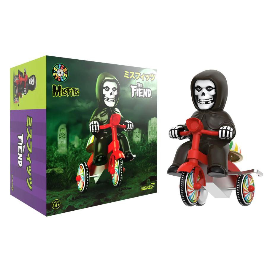 Misfits Super CyclesFiend (Black w/ Red Trike)The Fiend rides among us! Inspired by the vintage-style plastic and tin wi...