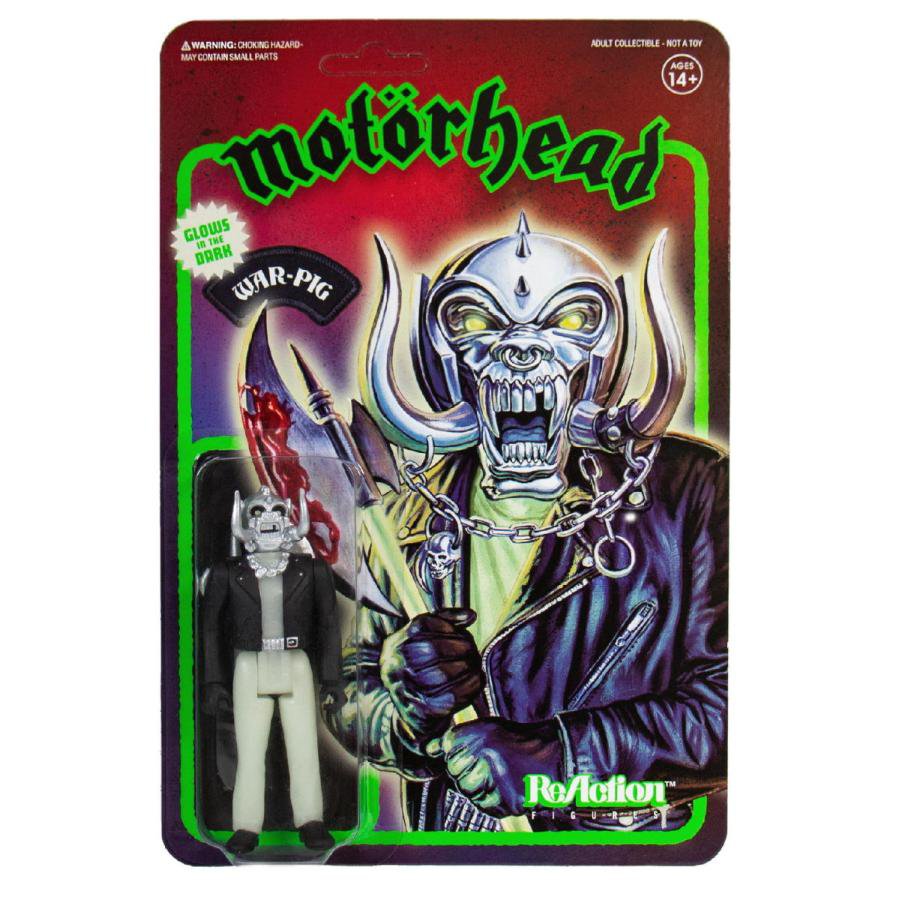 Motorhead ReAction Figure - Warpig (Glow in the Dark)Here's theWAR PIG from MOTORHEAD!The official Super7 x Mot〓rhead co...