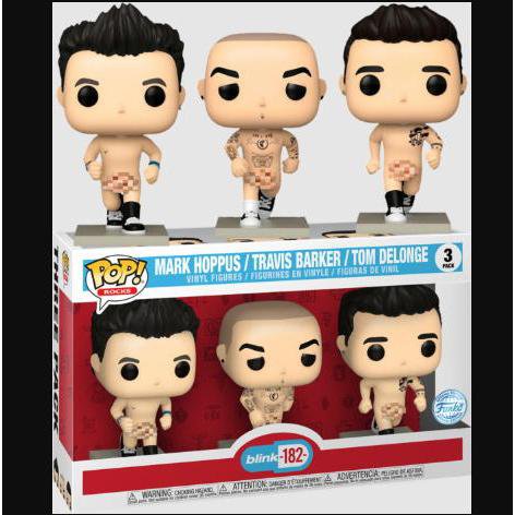 ※メンバーの並びは入荷時期により異なります。Blink 182 - Mark Hoppus, Travis Barker & Tom DeLonge Streaking Pop! Vinyl Figure 3-PackFunko Pop! ...