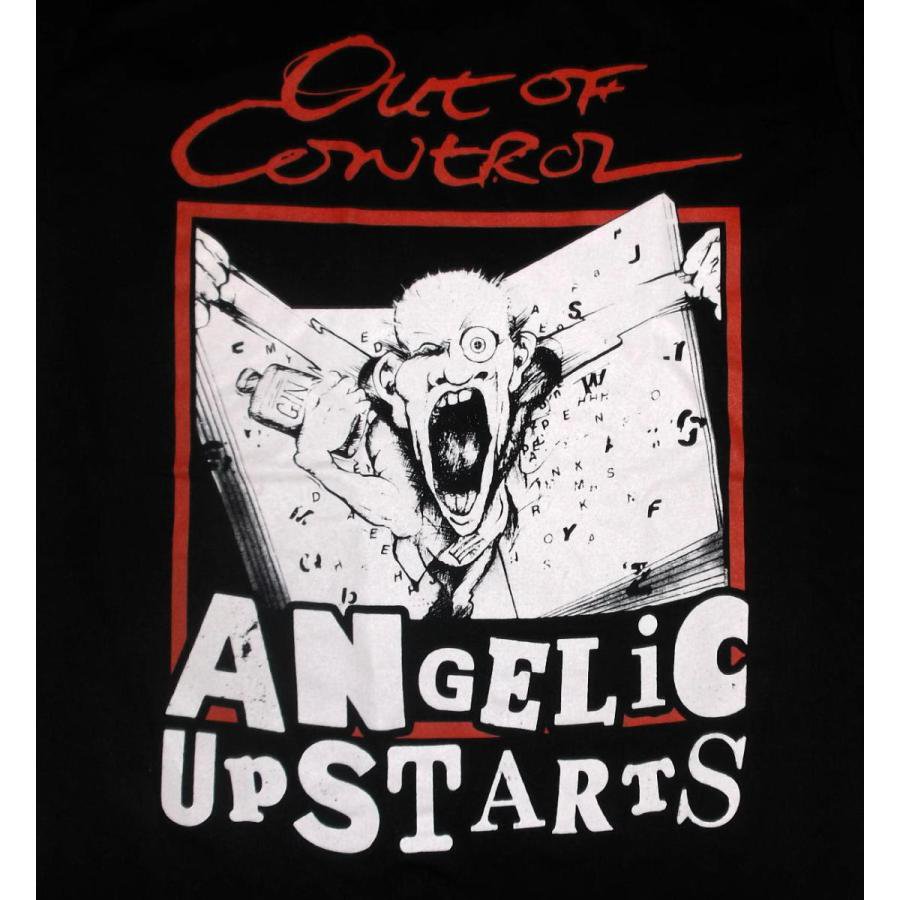 ANGELIC UPSTARTS : OUT OF CONTROL T-Shirt 正規品パンクムーヴメント真っ只中の1977年にSouth Shields (U.K.) にて 結成、炭鉱労働者の町ニューカッスル出身のリアルなワーキングクラ...