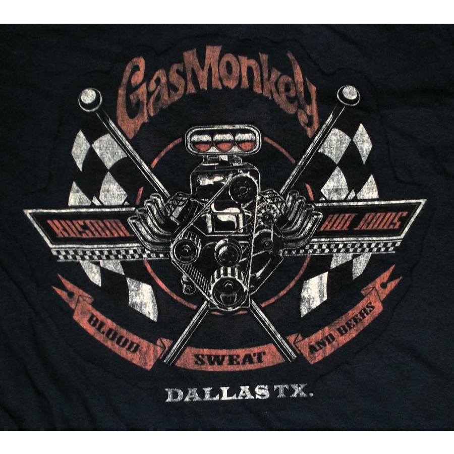 GAS MONKEY GARAGE, TEXAS MADE DISTRESS MENS TEE 正規品ディスカバリーチャンネルで放送中のリアリティ・プログラム「ガス・モンキー・ガレージ」のTシャツ「TEXAS MADE MENS TEE」で...