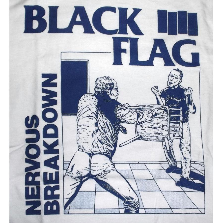 1976年に結成、西海岸ハードコアの代名詞ともいえる、ブラック・フラッグのTシャツ「Black Flag - Nervous Breakdown T-Shirt」です!ヘンリー・ロリンズも在籍していたブラックフラッグは、実質的な活動期間こそ...