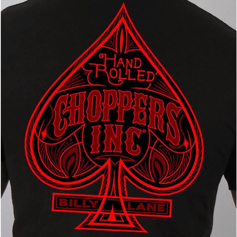 OFFICIAL BILLY LANE'S CHOPPERS INC LANE SPADE T-SHIRT /正規品米・フロリダ発,カリスマビルダー「Billy Lane」率いる「Choppers Inc」のオフィシャルTee「CHOPPE...