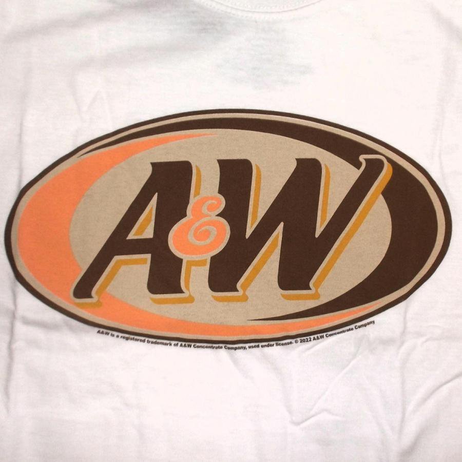 A&W ROOTBEER MENS T-SHIRT1919年にロイ・アレンによって生み出されたルートビアの大元メーカー、「A&W」のTシャツです。ルートビアが有名な同社ですが、世界で最初のファストフードショップ、そしてA&Wドライブインや屋...
