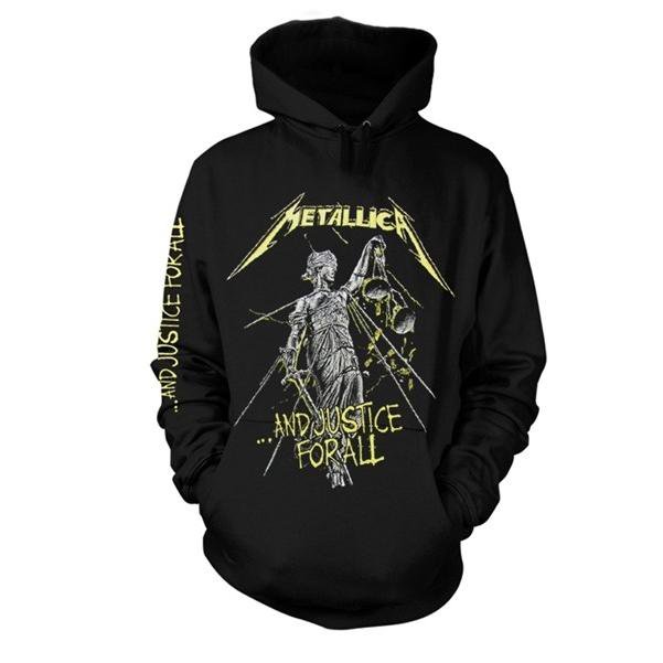 METALLICA AND JUSTICE FOR ALL TRACKS Hooded Sweatshirt 正規品重鎮メタリカ、1988年発表の四作目のアルバム、名作「...AND JUSTICE FOR ALL」のパーカです。ジャケット...
