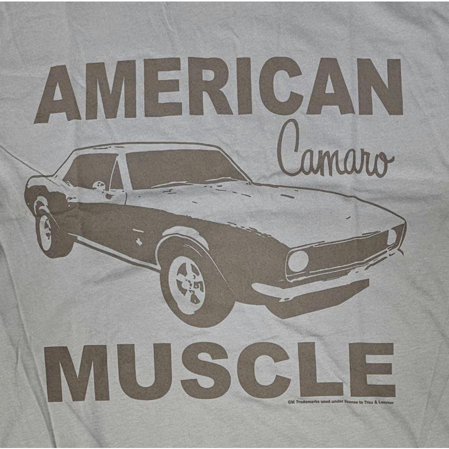 米国を代表する自動車メーカーGMジェネラルモータースのTシャツ「CHEVROLET : Camaro Faded American Muscle」です。半世紀以上経った今もなお、マッスルカーの象徴として君臨するシボレー・カマロ その初代モデ...