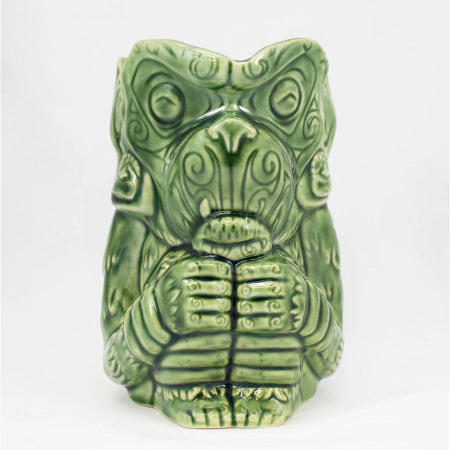 KEKO PEPEIAO MUG, COMMEMORATIVE EDITION, GREENKeko is 6.5 inches tall and holds 24 oz.翡翠色のティキ・イヤリングが印象的、タトゥーが施された茶目っ気いっぱ...