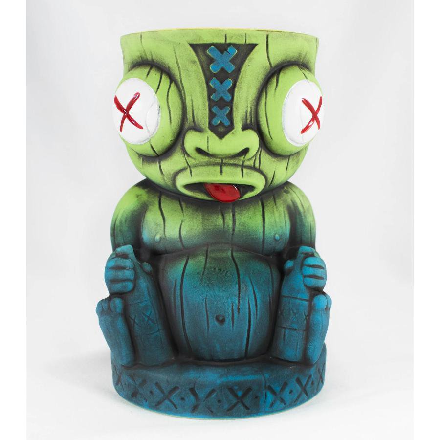 Tiki Farm ティキ ファーム マグ GLUTTON by Flounder ※1個の価格です。Color: Green and blue fade with red, black, and white accents.Artist:...