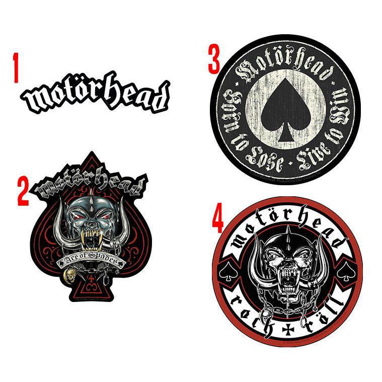 ※1枚の価格です。ご注文時に番号でご指定ください。MOTORHEAD モーターヘッド ステッカー /正規品レミー・キルミスター率いる、重鎮「モーターヘッド」のステッカー!!代表的なデザインばかりです。正規品※USA老舗ステッカーメーカー C...